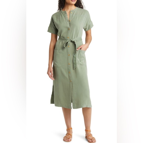 Caslon | Dresses | Nwt Caslon Tie Waist Shirt Dress | Poshmark